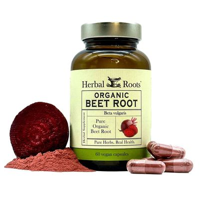 Herbal Roots Organic Beet Root Capsules - Naturally On Main