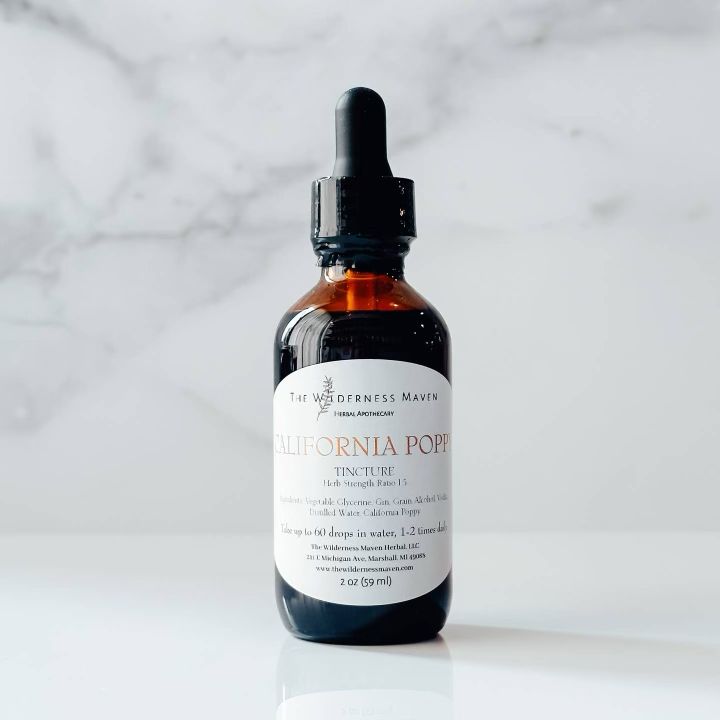 California Poppy Tincture - Naturally On Main