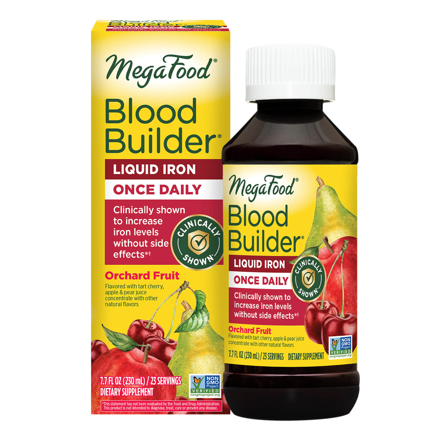 Megafood Blood Builder liquid iron orchard peach - Naturally On Main