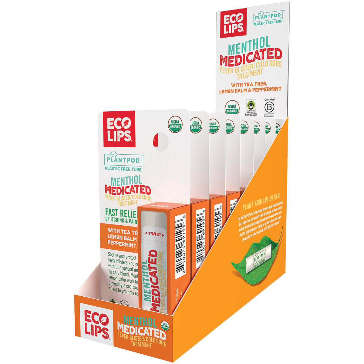 Eco lips Medicated Lip Treatment For Cold Sores & Fever Blisters ...