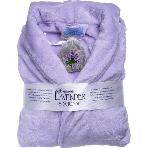 Sonoma lavender spa robe - Naturally On Main