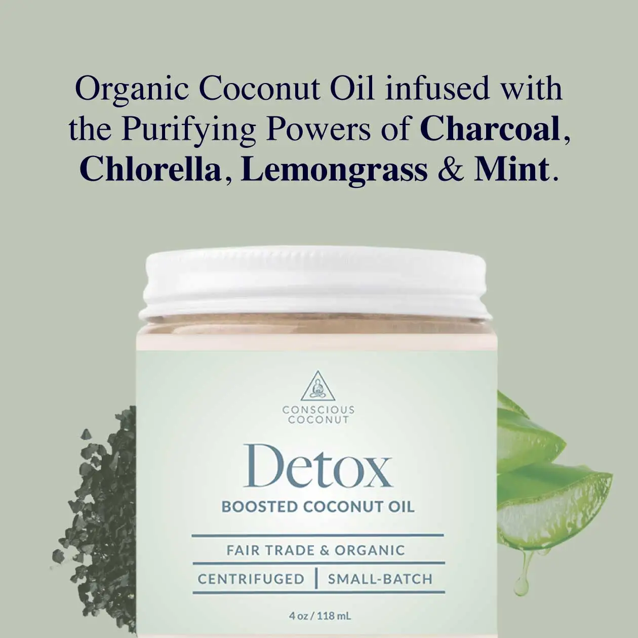 Detox and Calm Boosted Coconut Oil - Body Oil - Naturally On Main