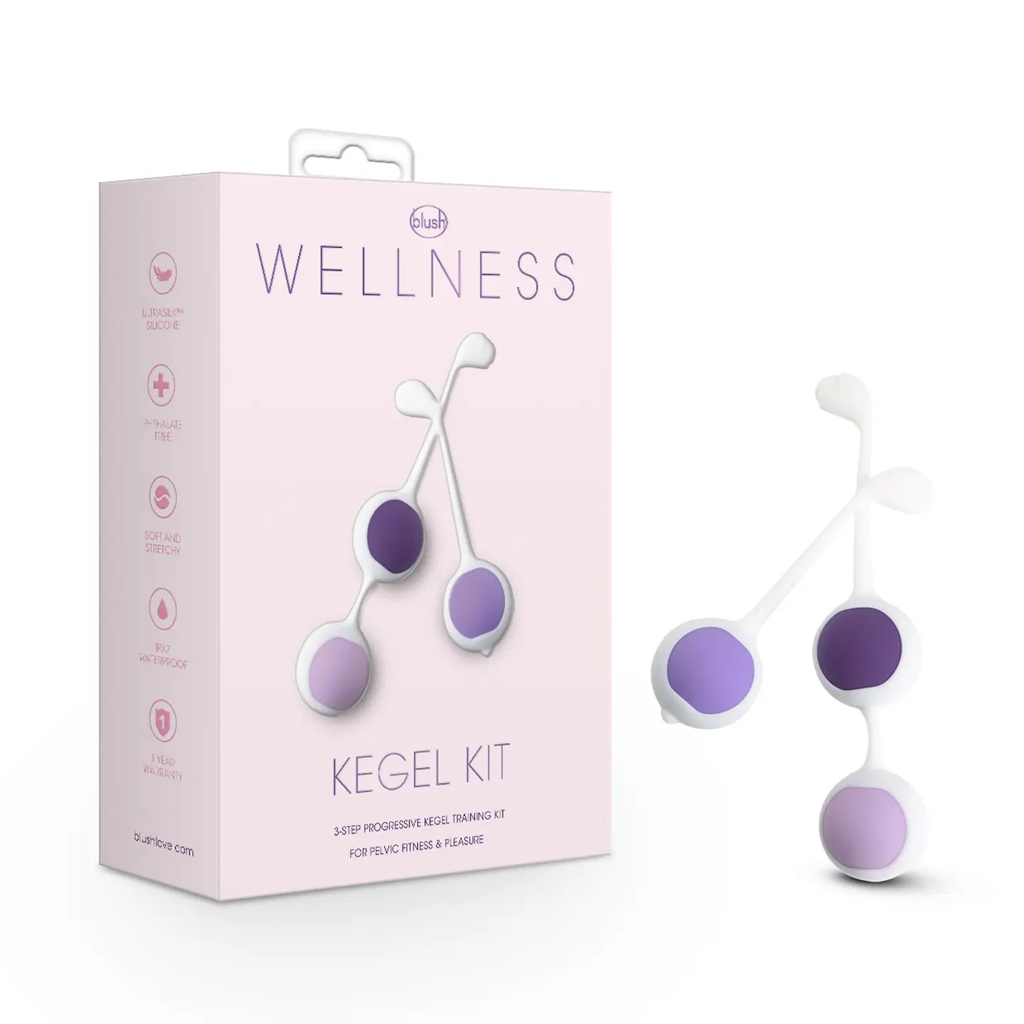 Wellness - 3-Step Pelvic Kegel Training Kit - Naturally On Main
