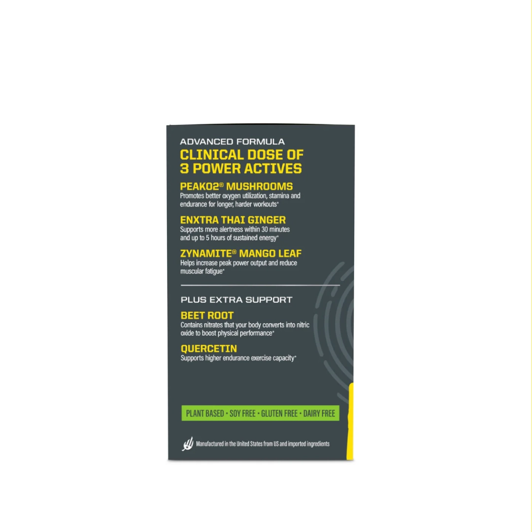 Sunwarrior Active Pre-Workout Capsules - Energy & Stamina - Naturally ...